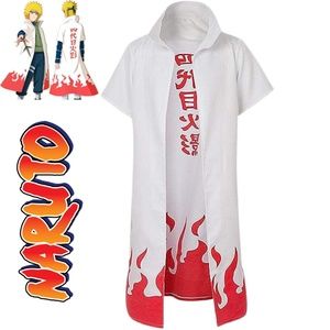 Cosplay | Jackets & Coats | Naruto Adult Halloween Cosplay Flame Cloak ...
